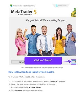 MetaTrader 5 (MT5) Download and Installation Guide | PDF
