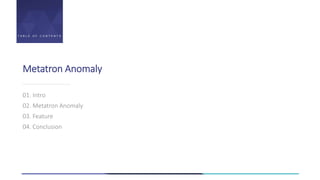[Metatron Discovery ex-pack] Anomaly Detection | PPT