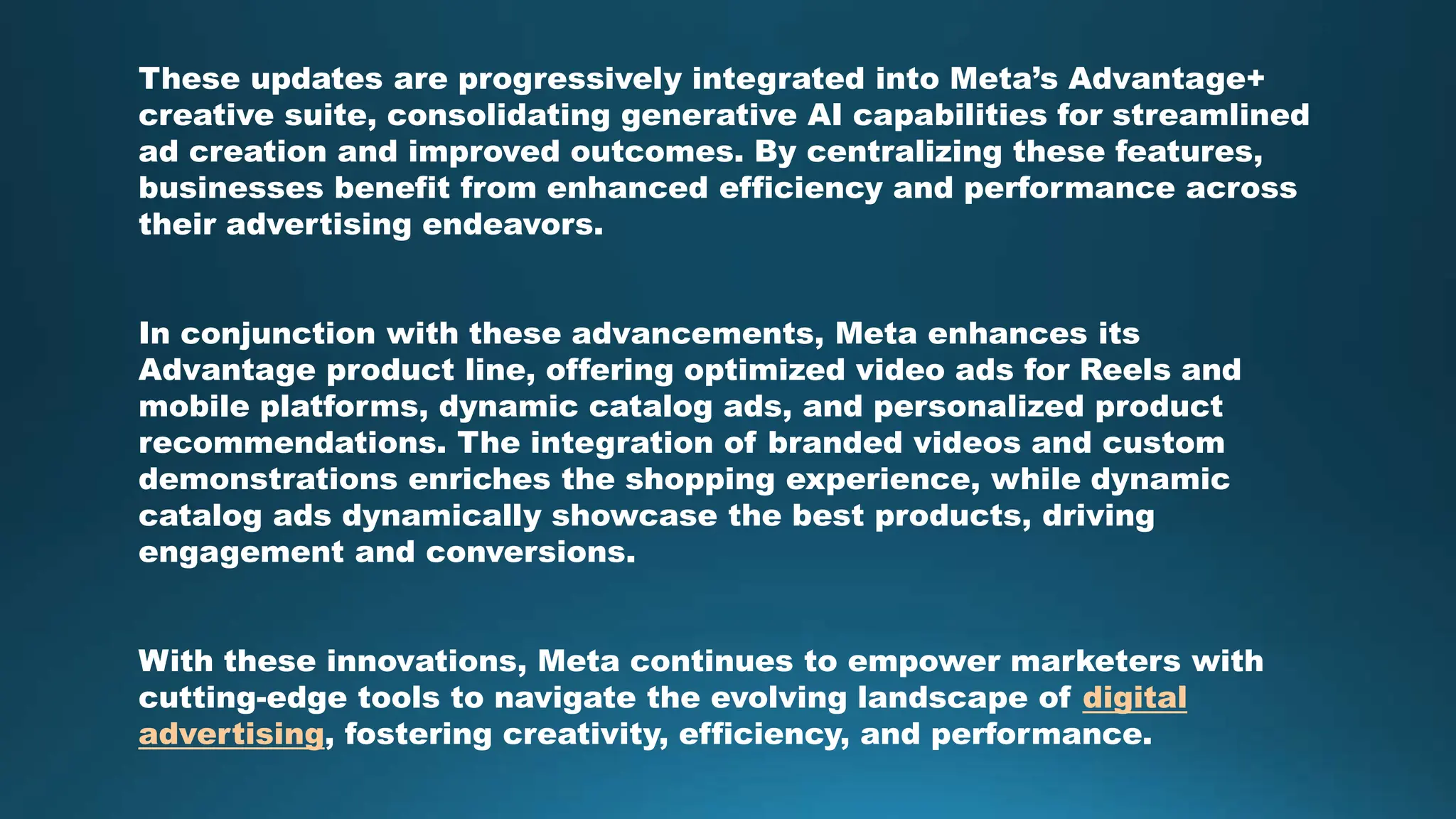 Meta­ unveils­ enhanced­ gen-AI­ tools­ catering­ to­marketers.pptx