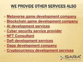 Metaverse Consulting Company | PPTX