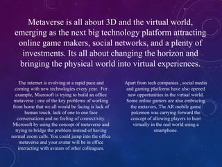 Metaverse- Digital Digest | PPT