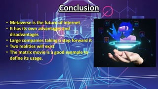 Metaverse its usage, future aspect along with combined usage of ...