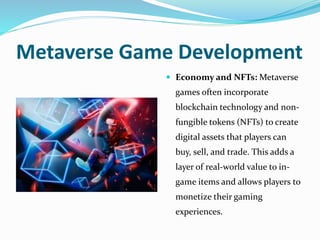 Elevate Gaming with Metaverse Game Development | PPT
