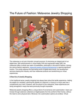 Unique Digital metaverse Jewelry Designs | PDF