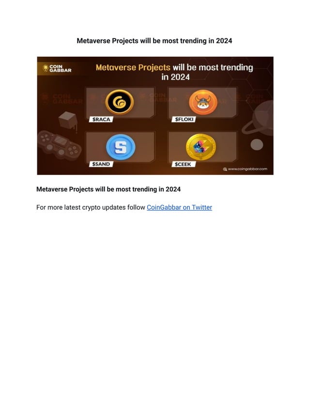 Metaverse Projects will be most trending in 2024.pdf