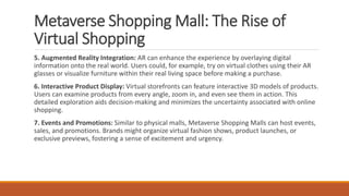 Build a Custom Virtual Mall | PPT