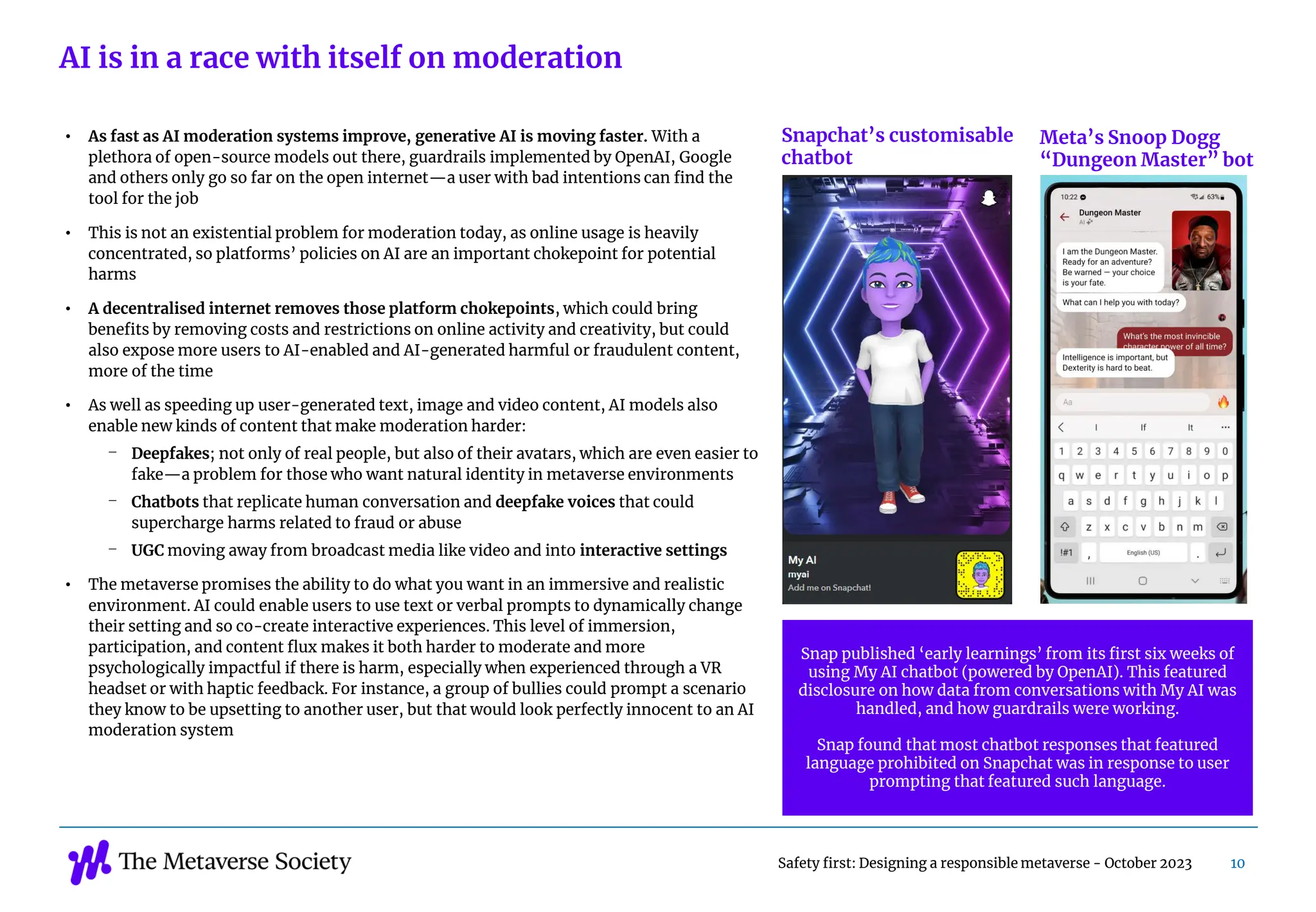 The Metaverse Society - Safety first: Designing a responsible metaverse ...