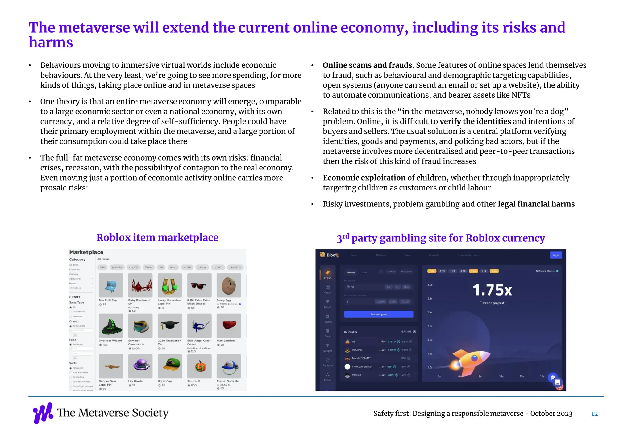The Metaverse Society - Safety first: Designing a responsible metaverse ...