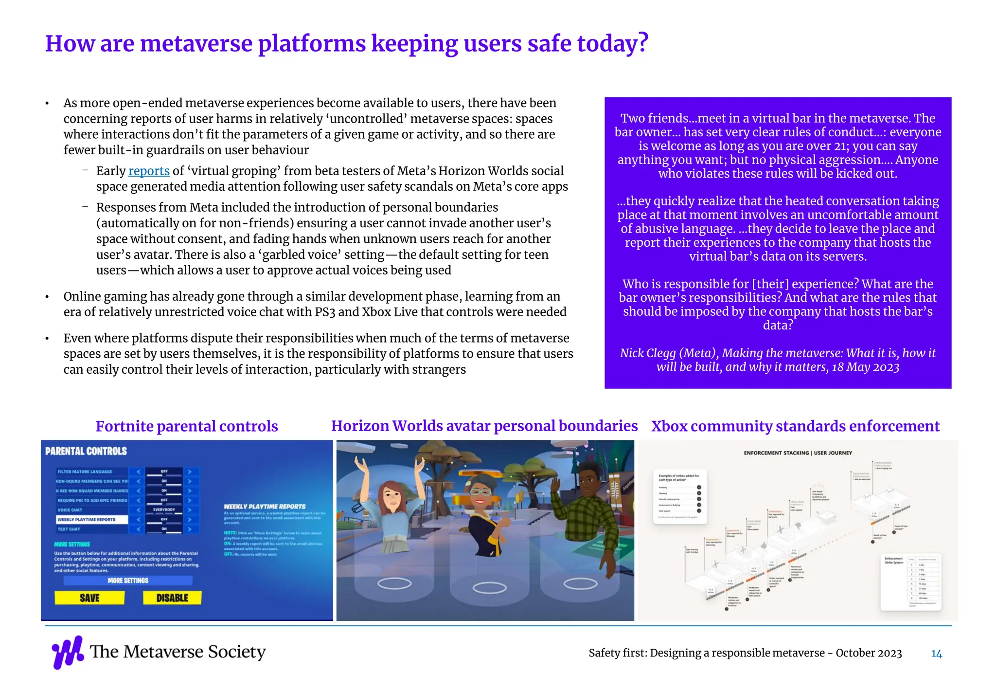 The Metaverse Society - Safety first: Designing a responsible metaverse ...