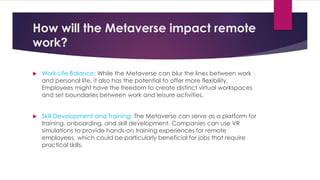 Create Metaverse virtual office: Your Metaverse Virtual Office for Immersive Collaboration | PDF