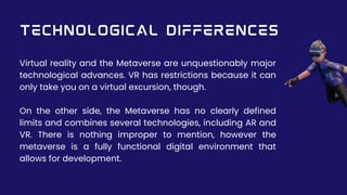 Metaverse vs Virtual Reality | PDF | Augmented Reality | Technology ...