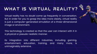 Metaverse vs Virtual Reality | PDF | Augmented Reality | Technology ...