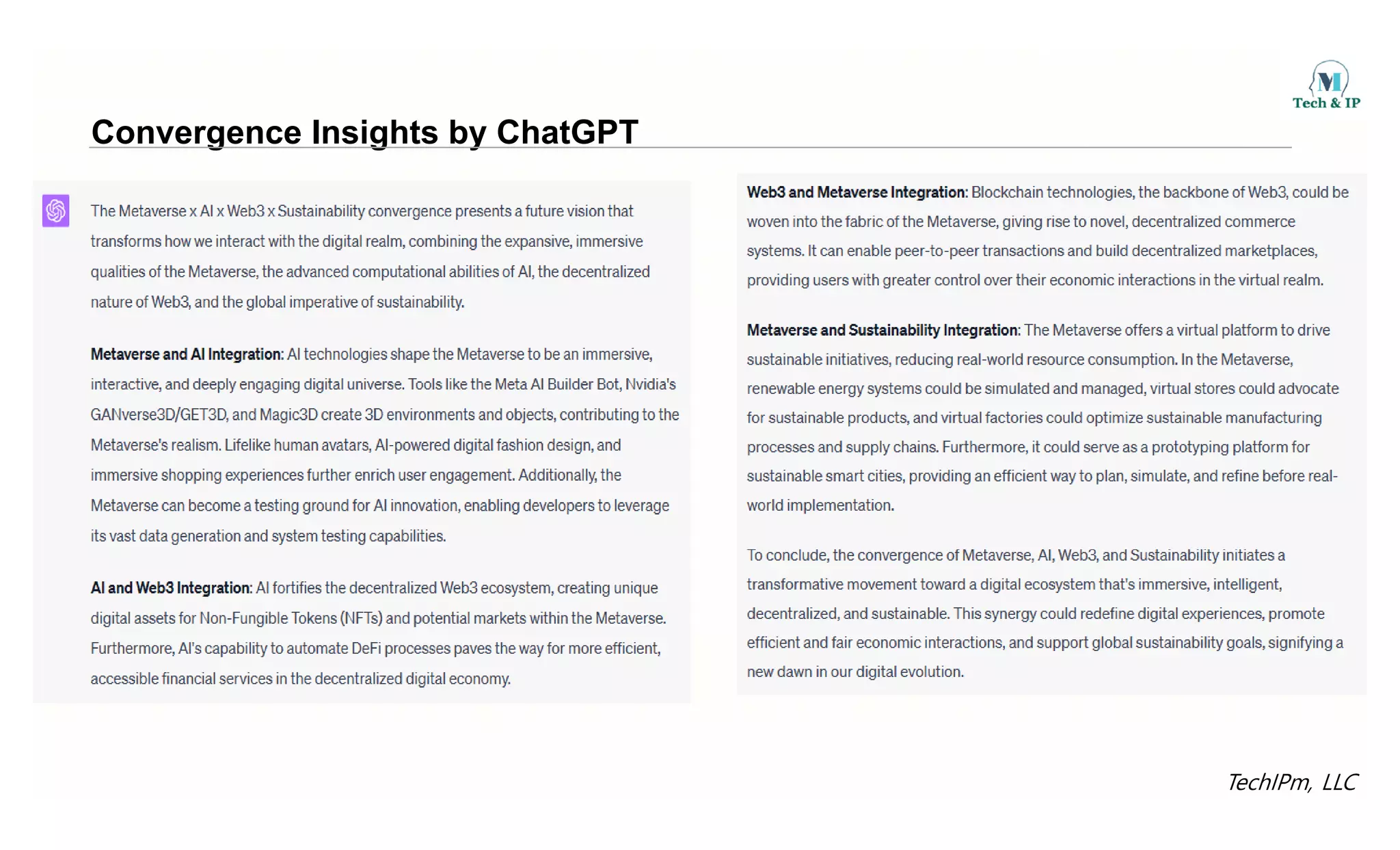 Metaverse x AI x Web3 x Sustainability Convergence | PDF