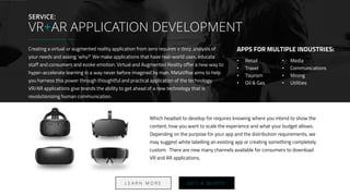 MetaVRse - Virtual & Augmented Reality Business Solutions | PDF | Augmented Reality | Technology ...