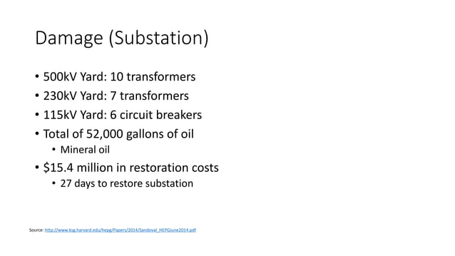 Metcalf substation incident : the disappearing elephant | PPT