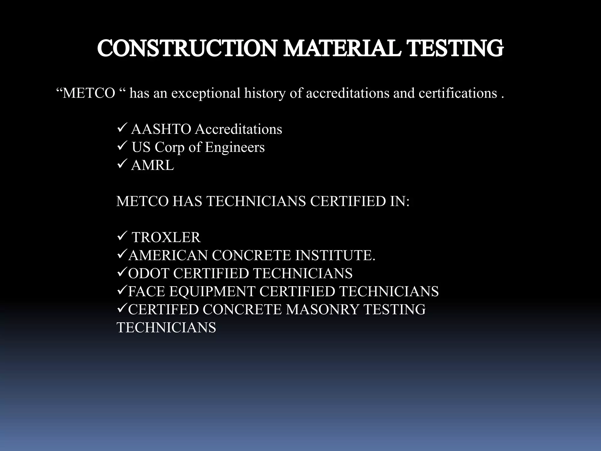 Metco History | PPT | Free Download