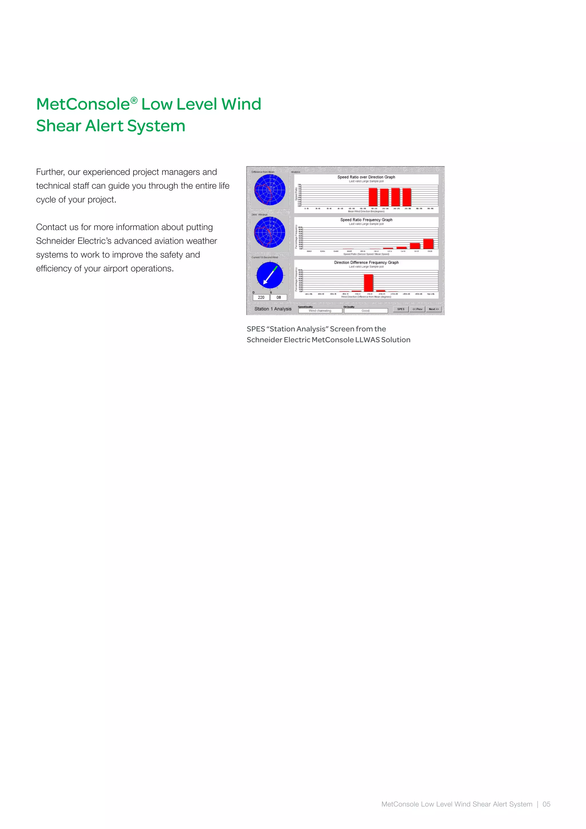 MetConsole® LLWAS (Low Level Wind Shear Alert System) | PDF