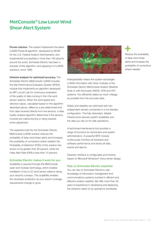 MetConsole® LLWAS (Low Level Wind Shear Alert System) | PDF