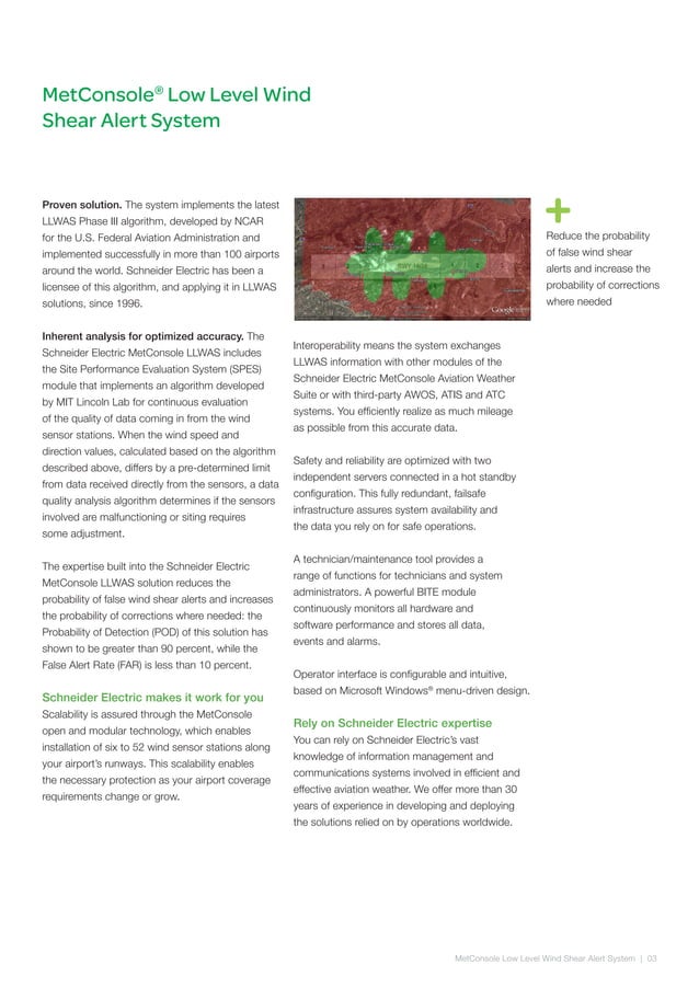 MetConsole® LLWAS (Low Level Wind Shear Alert System) | PDF