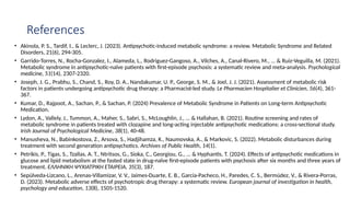 Metebolic syndrome and antipsychotic use JOURNAL.pptx