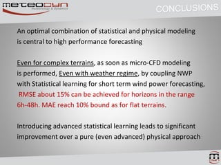 Optimal combinaison of CFD modeling and statistical learning for short ...