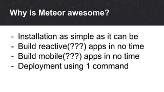Meteor | PDF