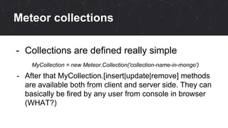 Meteor presentation | PPT