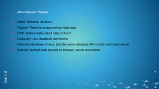 Meteor - building an email client | PPT