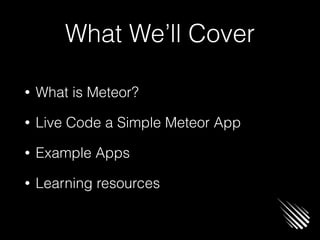Intro to Meteor [Deprecated] | PDF | Web Development | Internet