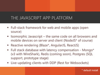 Meteor - intro | PPT