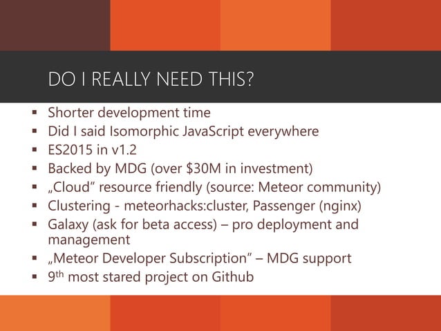 Meteor - intro | PPT