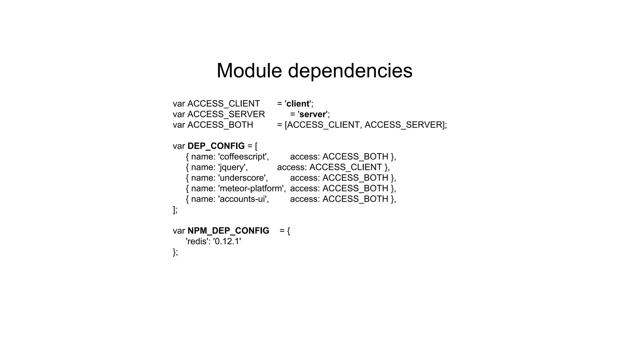 Meteor modules | PPT