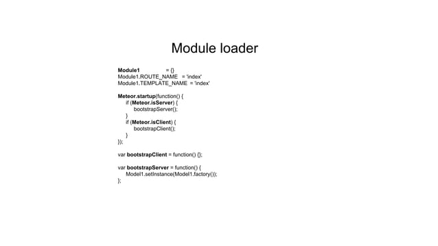 Meteor modules | PPT