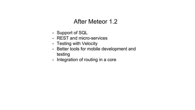Meteor modules | PPT