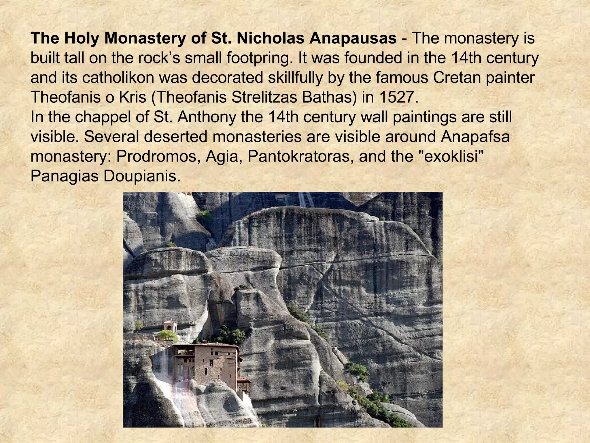 Meteora Rocks : Eastern Orthodox monasteries | PPS