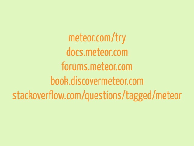 Meteor Framework Introduction Pdf