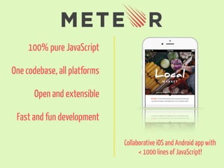 Meteor Framework Introduction | PDF