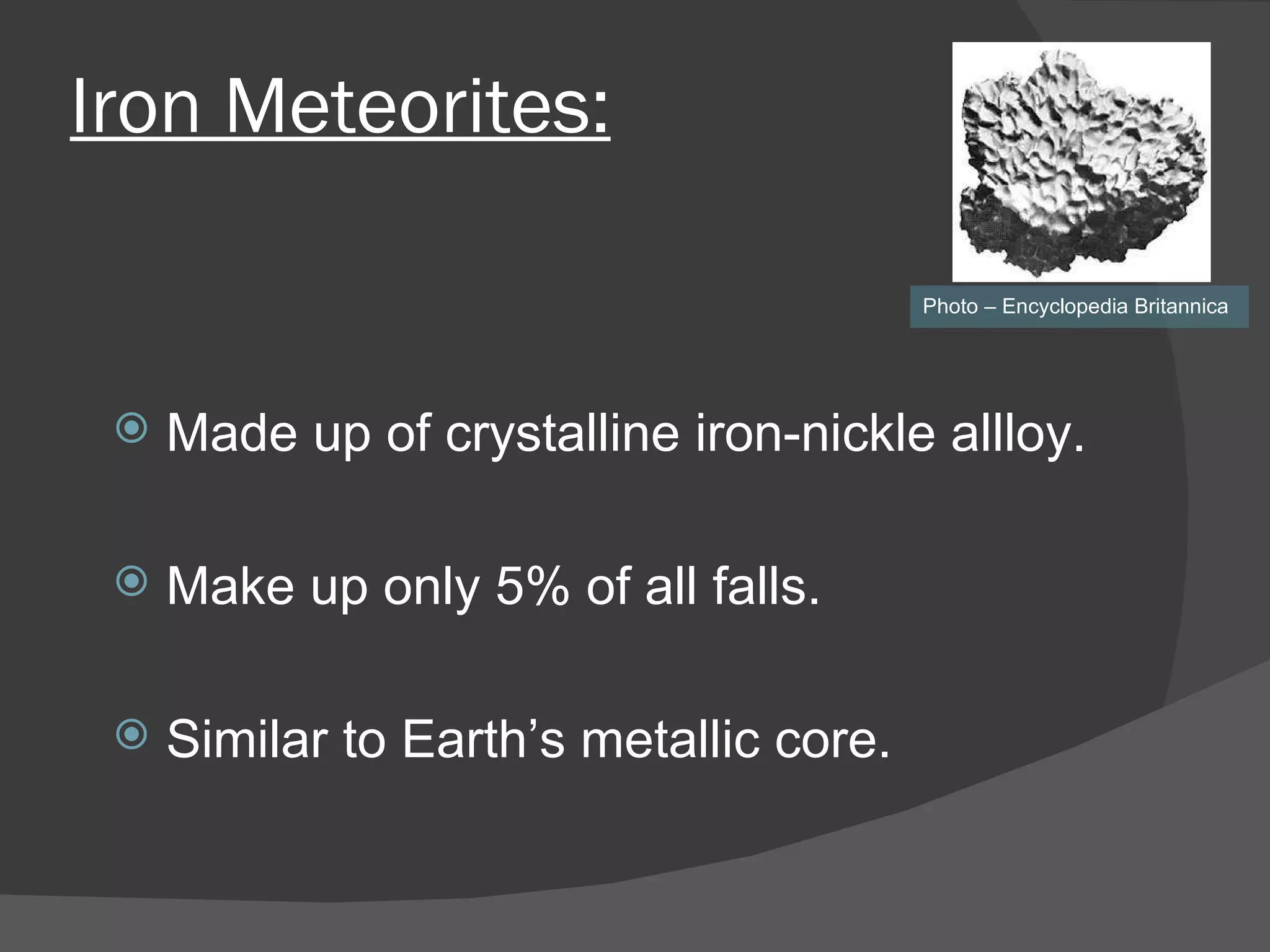 Meteorites | PPT