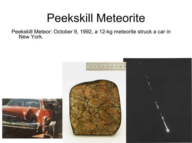 Meteorites Lecture Introduction Types Meteor Ppt