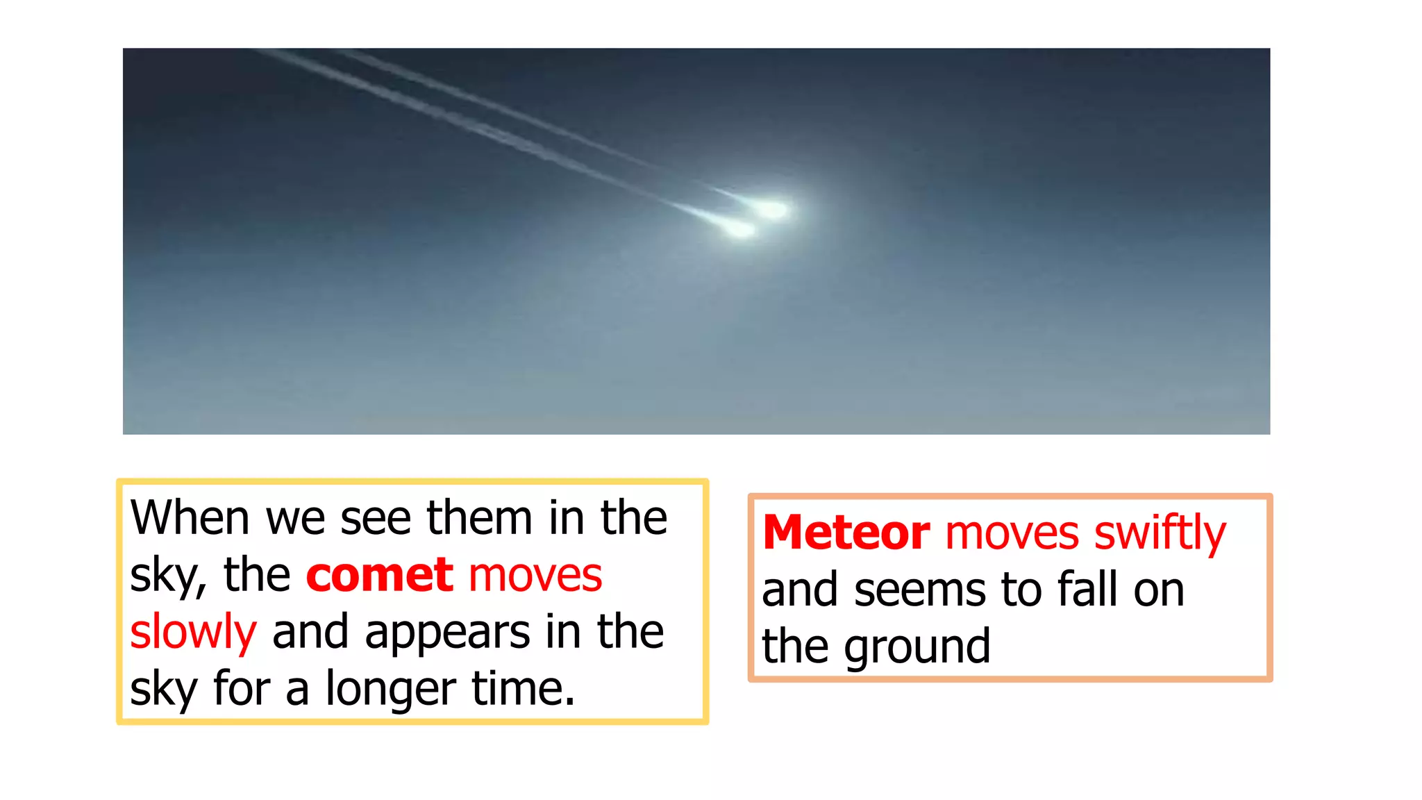Meteoroid, meteor and meteorite | PPTX