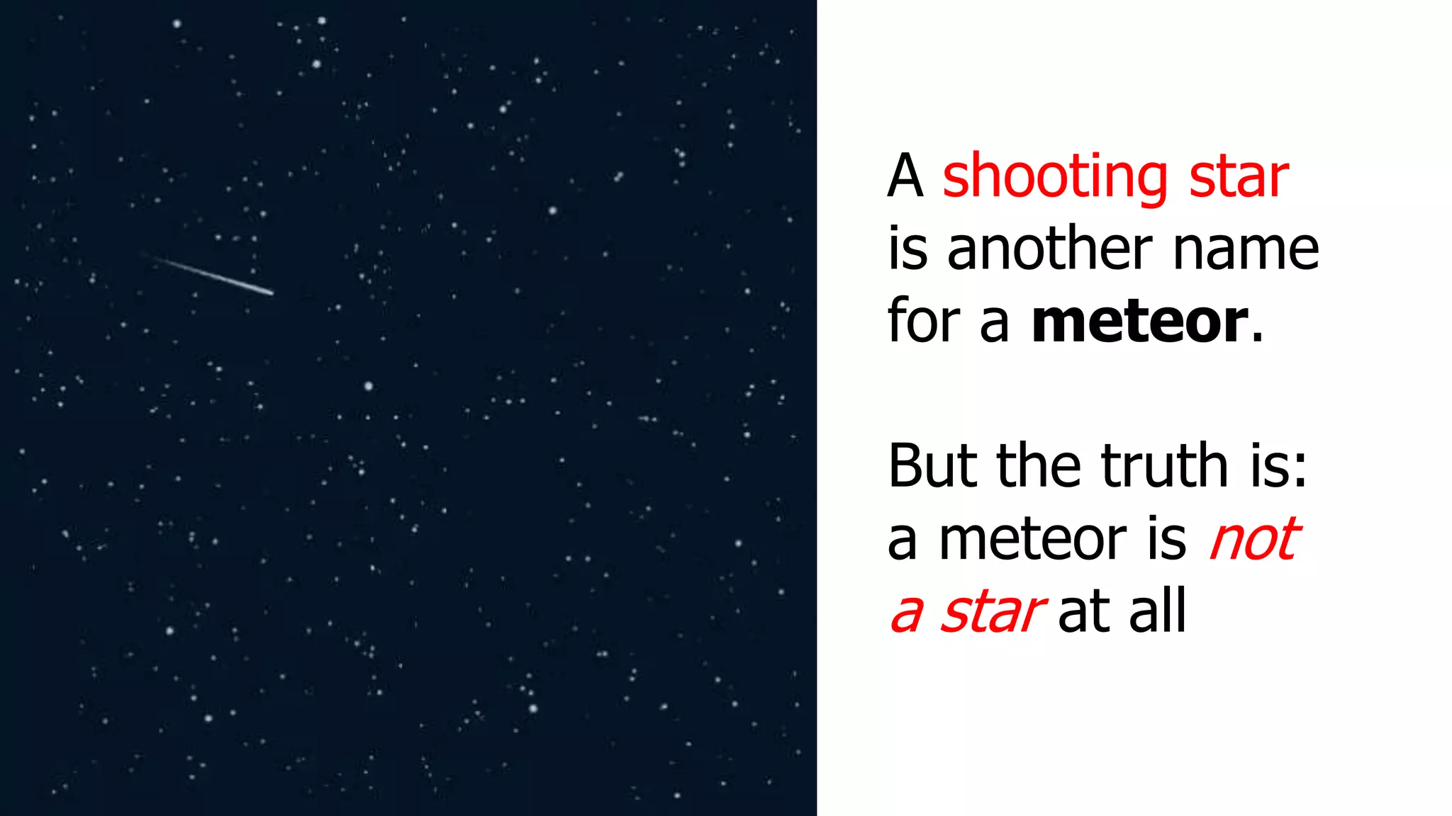 Meteoroid, meteor and meteorite | PPTX