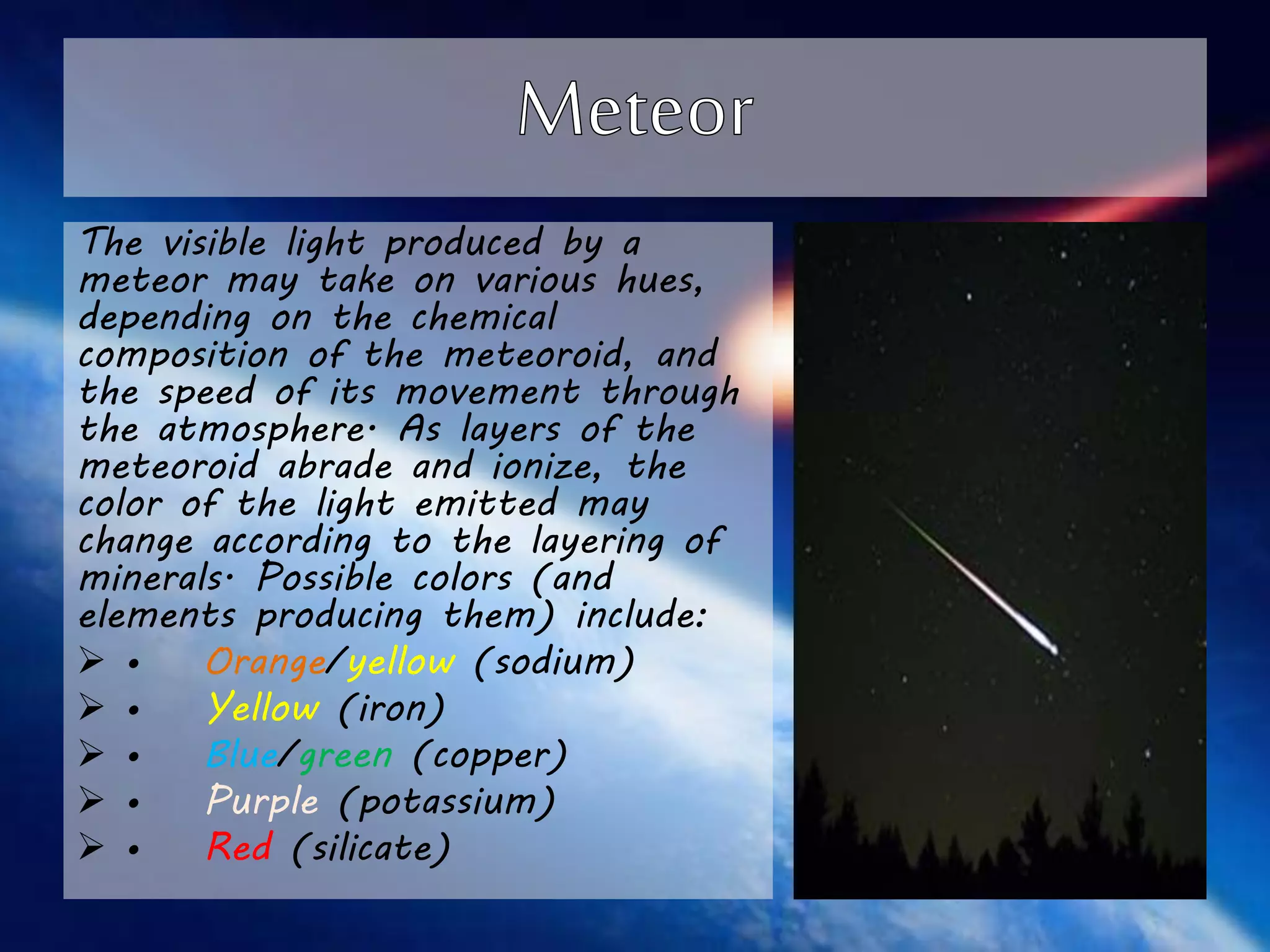 Meteoroids | PPTX