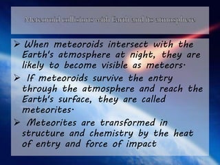 Meteoroids | PPTX