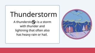 Meteorological Hazards Tornados, Hurricanes and Storms Earth Science ...