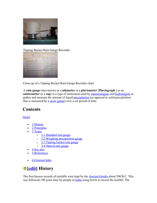 Meteorological Instrumentation | DOC