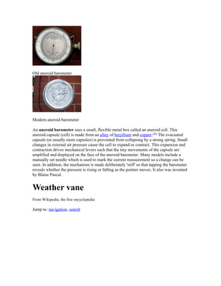 Meteorological Instrumentation | DOC