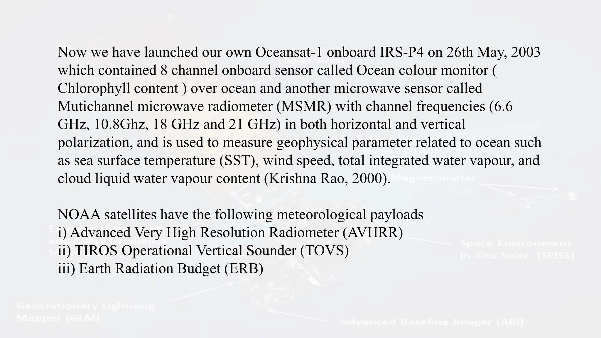 Meteorological satellites and their types | PPTX