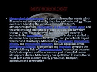 Meteorology | PPT