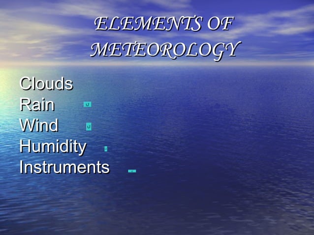 Meteorology | PPT