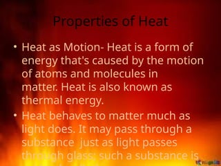 Meteorology: Information about Heat Physics. | PPTX